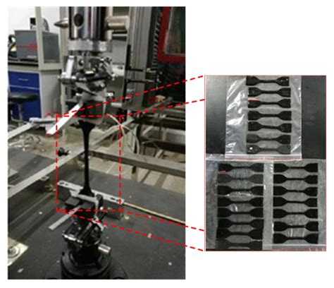 Dumbbell Shaped Specimens And Tensile Test Download Scientific Diagram