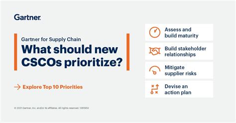 How New Cscos Can Maximize Their Effectiveness By Focusing On What Matters Most Gartnersc