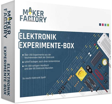 makerfactory mf elektronik experimente box 150387 science kit box