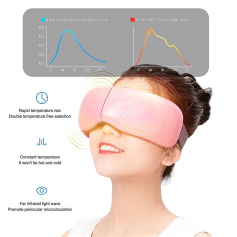 Eye Massager With Heat Air Compression Bluetooth Music Rechargeable