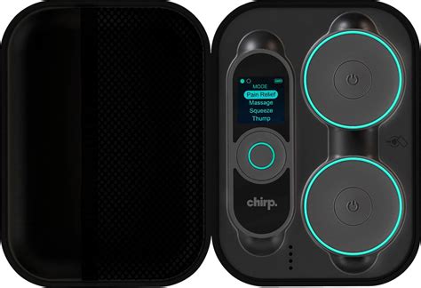Chirp Halo Muscle Stimulator Double Black R Tens Dbl Bk R Best Buy