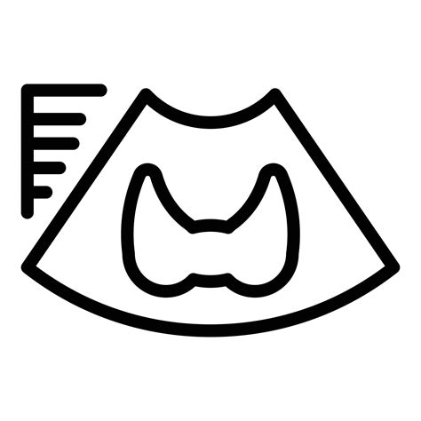 Diagnosis Ultrasound Icon Outline Style 15892284 Vector Art At Vecteezy
