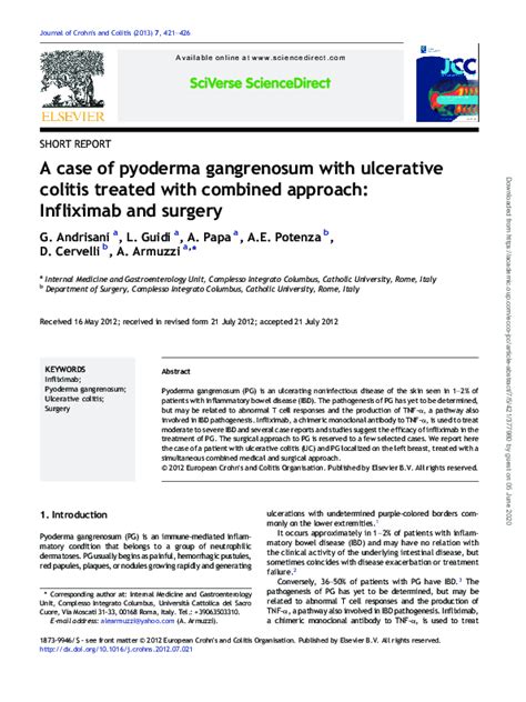 Pdf Peri Ileostomy Pyoderma Gangrenosum Case Report Carlos