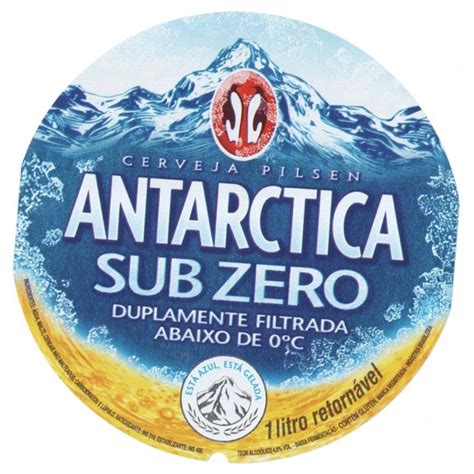 Antarctica Sub Zero 1 Litro Retornável Mundo Da Cerveja A Sua