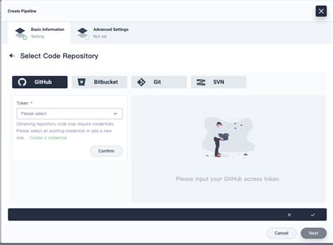 Missing Gitlab Option In Select Code Repository Issue Kubesphere Console GitHub