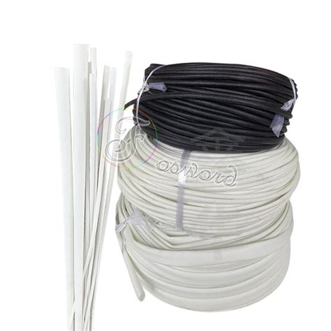 600C HIGH TEMP Fiberglass Sleeving Wire Cable Insulation Tubing φ1 to
