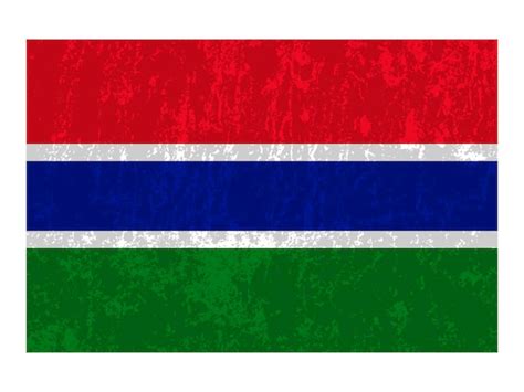 Premium Vector Gambia Grunge Flag Official Colors And Proportion