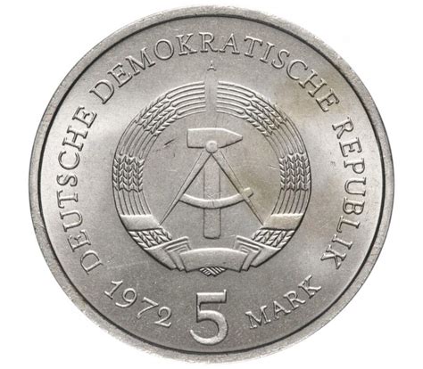 Купить монету 5 марок 1972 Город Мейсен Германия в интернет магазине