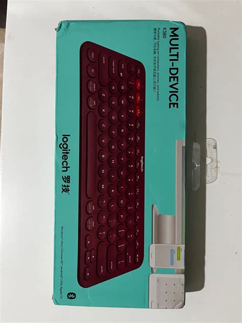Logitech K380 (red), Computers & Tech, Parts & Accessories, Computer ...