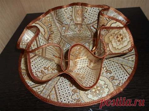 Мастер класс Ваза салфетка трансформер рукоделие Постила