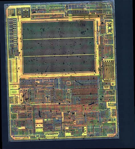 Chip Circuit High Magnification Scan And Stitching