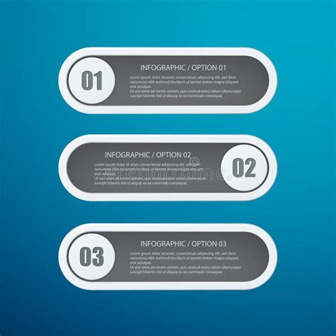 Abstract Vector 3 Steps Infographic Template In Flat Style For Layout Workflow Scheme Numbered