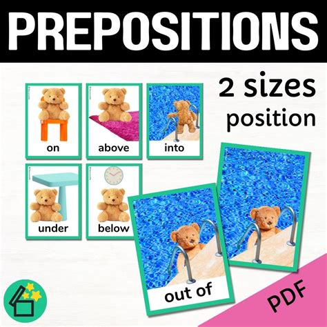 Prepositions Spatial Concept Parts Of Speech Resourceible