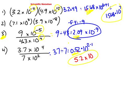 Exponentsscientific Notation Review Ppt