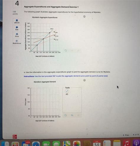 Solved 4 133 Aggregate Expenditures And Aggregate Demand