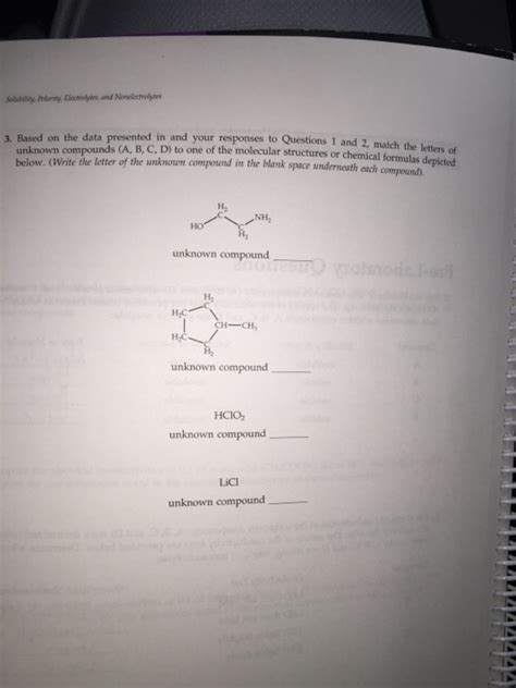 Solved Chemistry 112 Problem 3 Chegg