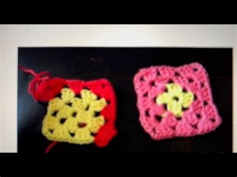 Tuto granny au crochet spécial gaucher