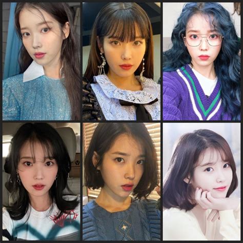 여자 연예인 아이유 머리 짧은 단발 단발펌 중단발 허쉬컷 앞머리 펌 머리색 변천사 헤어스타일 모음 네이버 블로그