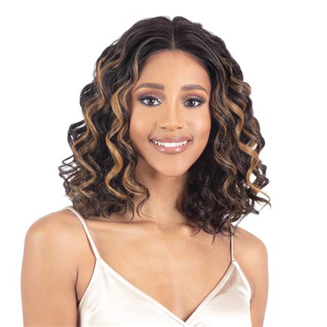 Shake N Go Human Hair Blend Hd Lace Front Wig Legacy Flora Hi Ginger