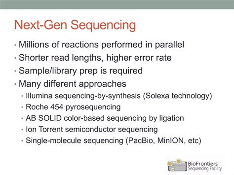 Intro To Illumina Sequencing Pptx