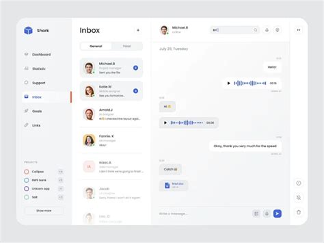 线上交流！12组聊天消息web界面设计灵感 花瓣网