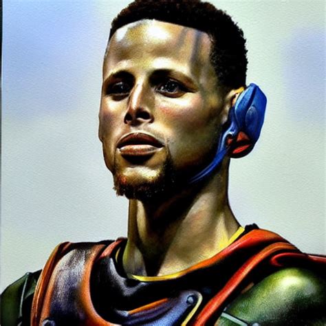 KREA AI Ultra Realistic Portrait Painting Of Steph Curry A