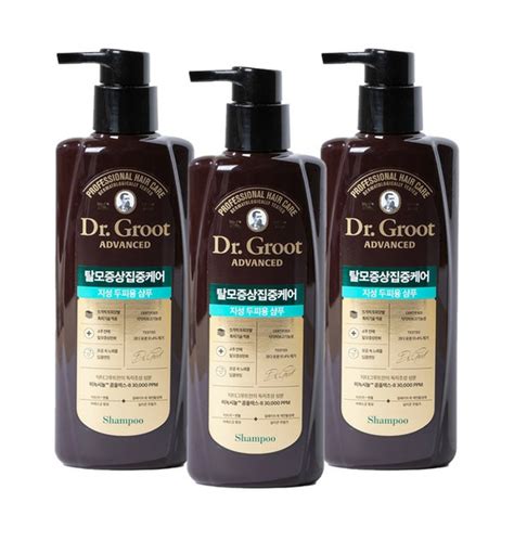 닥터그루트 지성두피용 샴푸 400ml 3개 티몬