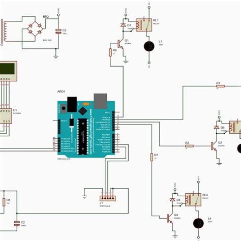 The Dtmf Based Home Automation System Using Gsm Module Circuit Diagram