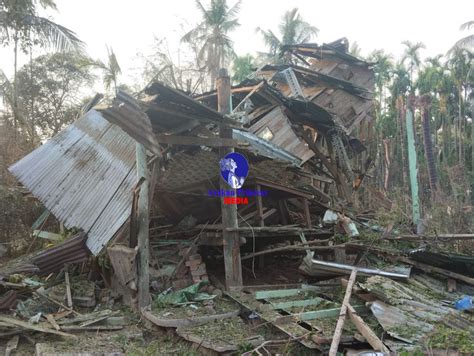 မင်းပြား၊ သေကံရွာကို အကြမ်းဖက်စစ်ကောင်စီတပ်က ဂျက်ဖိုက်တာ ၃ စီးနန့