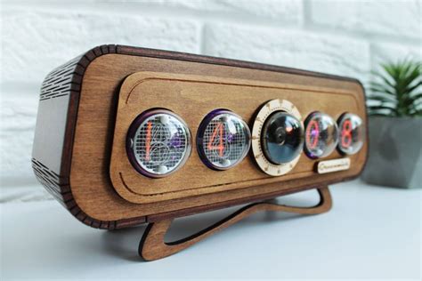 Nixie Clock In With Dekatron Og Nixie Tube Clock Steampunk Tube