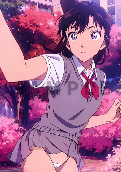 Yahoo オークション 名探偵コナン 毛利蘭 制服 同人 ポスター アニ
