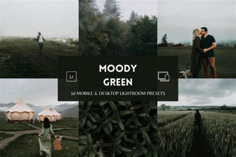 Moody Green Lightroom Presets Graphic By Mepresets · Creative Fabrica