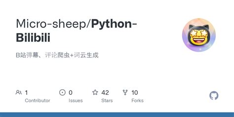 Github Micro Sheep Python Bilibili B