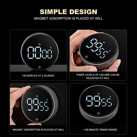 Mua Đồng Hồ Bấm Giờ Nhà Bếp Kỹ Thuật Số LED Để Nấu Ăn Đồng Hồ Bấm Giờ