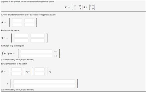 Solved 2 Points In This Problem You Will Solve The Chegg Com