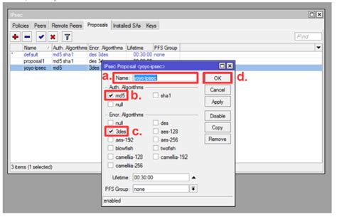 Hướng dẫn cấu hình IPSEC VPN giữa Draytek và Mikrotik