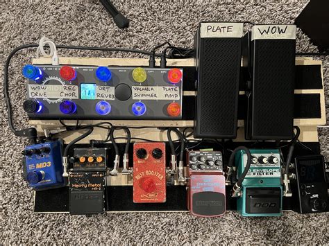 Latest Iteration Of My Midi Analog Pedalboard Rroastmypedalboard