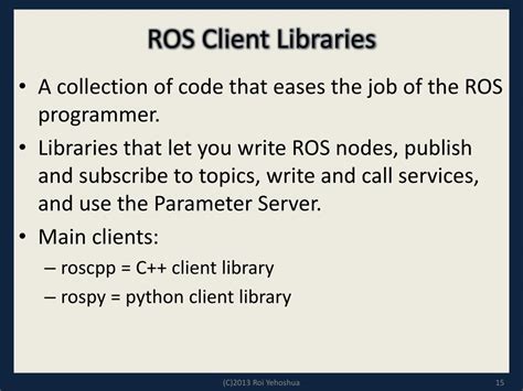 Ppt Ros Lesson 1 Powerpoint Presentation Free Download Id1575763