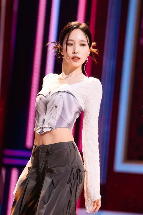 Twice Mina Set Me Free At Inkigayo Kpopping