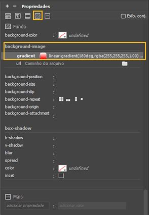 Use o painel do CSS Designer para aplicar degradês a uma página da Web