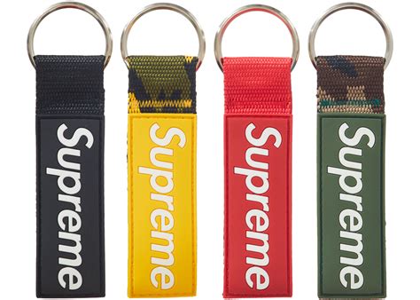 Supreme Webbing Keychain Black Novelship Atelier Yuwaciaojp
