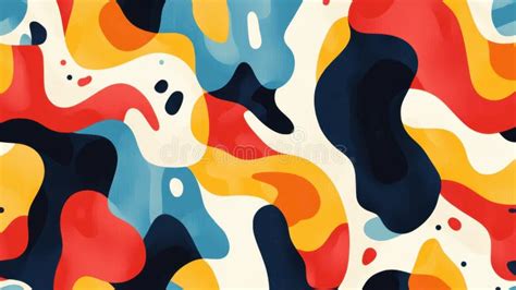 Colorful Abstract Patterns With Dynamic Forms Stock Illustration Illustration Of Patterns