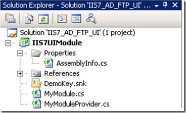 Rakkimk IIS7 Writing Your First Custom UI Module With All Winform