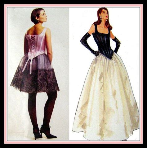Vintage 1995 Designer Evening Gown Vogue Sewing Pattern Party Etsy