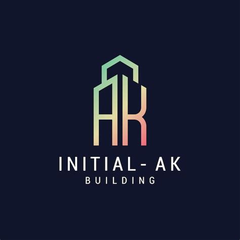 Premium Vector Vector Luxury Building Initital Letter A And K
