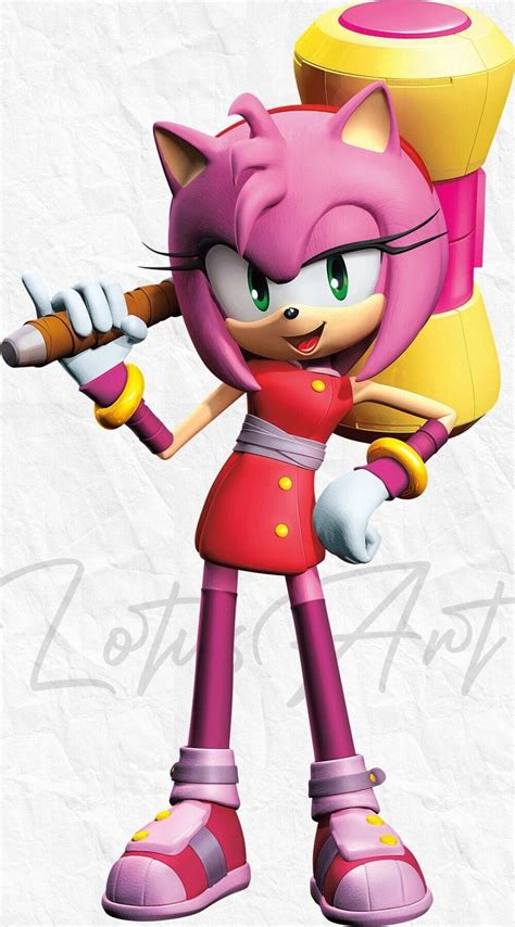 Amy Rose Sonic Boom Hedgehog Sonic Knuckles Video Game Cartoon Pink