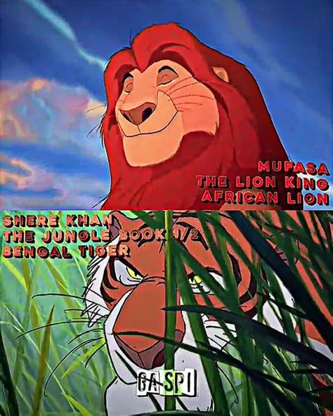Mufasa Vs Shere Khan Thelionking Thejunglebook Whoisstrongest