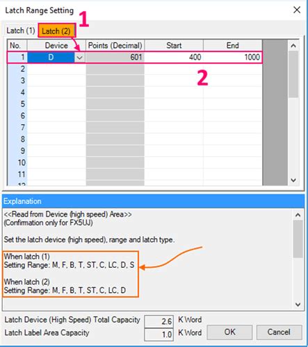 GX Works3 FX5U Adroit Memory Device Retention Latching Classic UI Features
