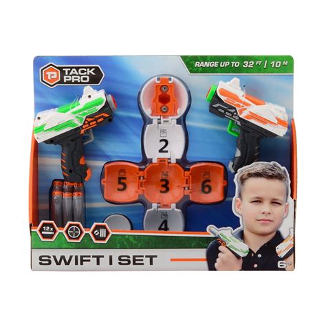 Tack Pro Swift I Set Met 12 Darts En Target 11cm Thimble Toys