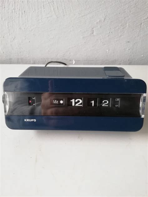 Krups Type 621 Flip Clock 1970s Germany Etsy